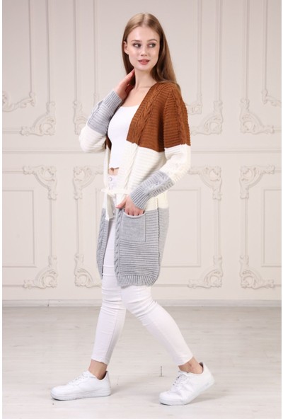 Gimer Avm Üç Renkli Hırka