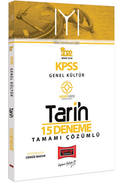Yargı Yayınevi 2022 KPSS Tarih Iyi 15 Deneme Yargı Yayınevi 2022 KPSS Tarih Iyi 15 Deneme