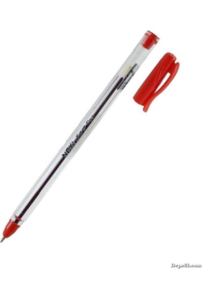 Noki Tükenmez Kalem Jet Pen 0.6 mm Ince Uç Kırmızı Noki Tükenmez Kalem Jet Pen 0.6 mm Ince Uç Kırmızı