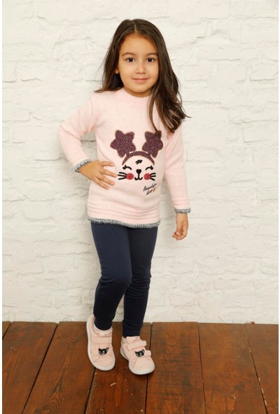 Gimer Avm Bisiklet Yaka Desenli Triko Kazak