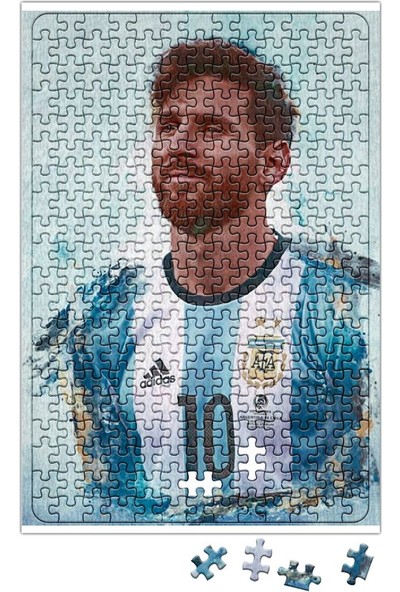 Baskı Dükkanı Messi Argentina Puzzle 240 Parça Yapboz