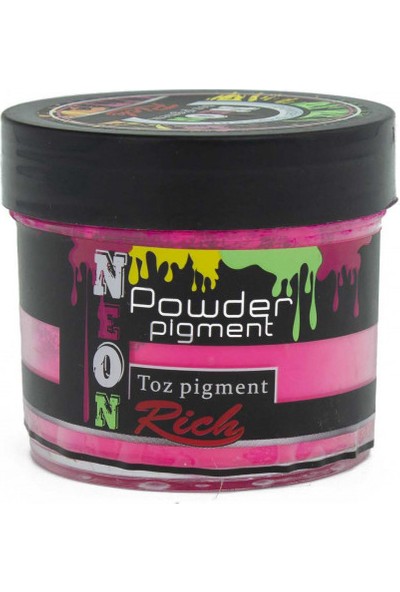 Rich Toz Powder Pigment 60 cc Neon Pembe 11015 Rich Toz Powder Pigment 60 cc Neon Pembe 11015