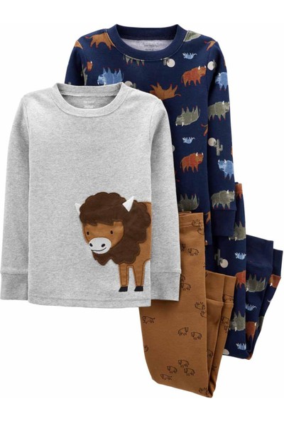 Carters Küçük Erkek Çocuk 4'lü Pijama 2M041410