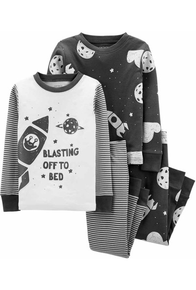Carters Küçük Erkek Çocuk 4'lü Pijama 2M142510