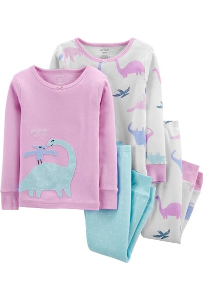 Carters Küçük Kız Çocuk 4'lü Pijama 2M096310