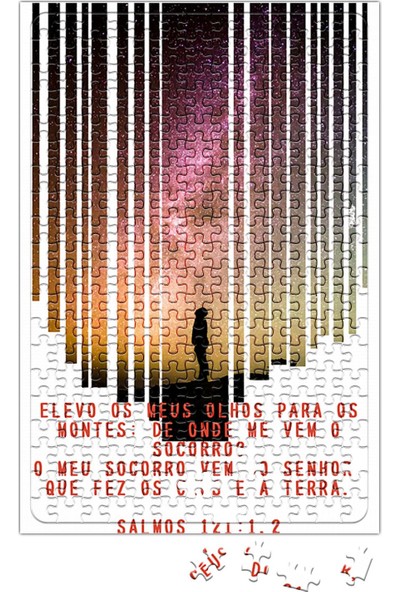 Baskı Dükkanı Elevo Meus Olhos Para Os Montes Puzzle 240 Parça Yapboz