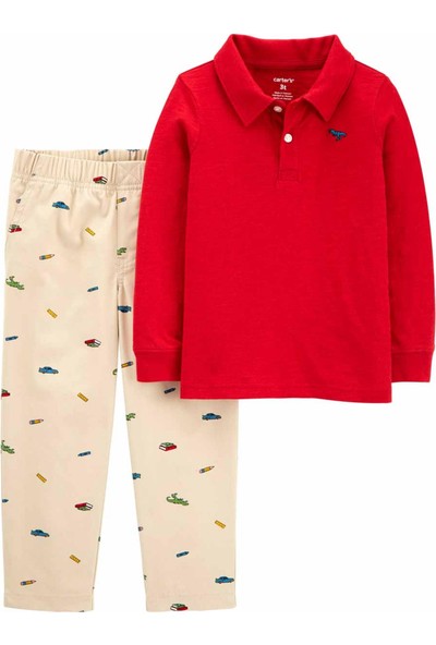 Carters Küçük Erkek Çocuk 2'li Set - Pw 2J120510