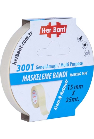 Her Bant Herbant Maskeleme Bandı (15X25)