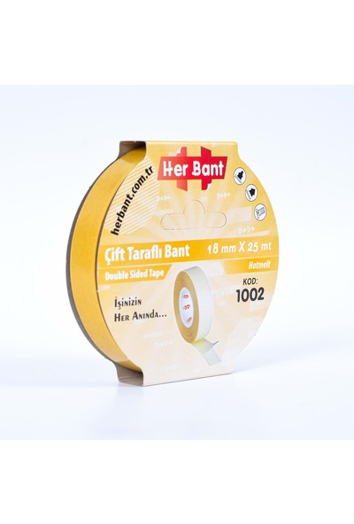 Her Bant Herbant Çift Taraflı Bant (18X25)