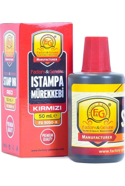 Fg Istampa Mürekkebi (50 ml Kırmızı)