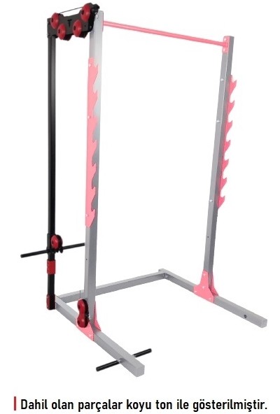 Tem Fitness Temfıtness TF-5000 Rack Lat Pull Down Eklentisi Tem Fitness Temfıtness TF-5000 Rack Lat Pull Down Eklentisi