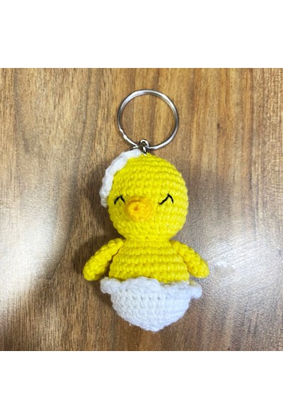 Homemood Hobi - Butik Amigurumi - Civciv Anahtarlık