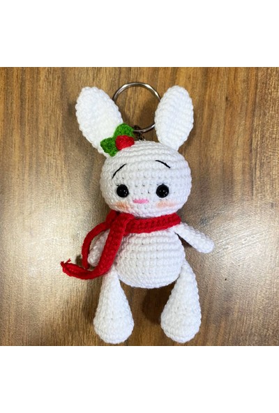 Homemood Hobi - Butik Amigurumi - Tavşan Anahtarlık