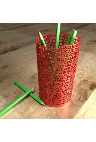 Aldım Geldi Tau Kulesi Dekoratif Kalemlik Organik Plastik Hediyelik Aksesuar