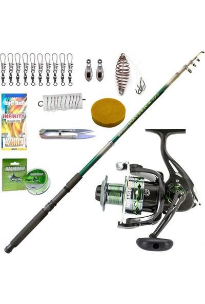 Remixon Mirage 6000 Maverick Green 360CM Olta Takımı Seti Remixon Mirage 6000 Maverick Green 360CM Olta Takımı Seti
