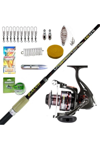 Remixon Mirage 6000 Bauer Universal 350CM Olta Takımı Seti Remixon Mirage 6000 Bauer Universal 350CM Olta Takımı Seti