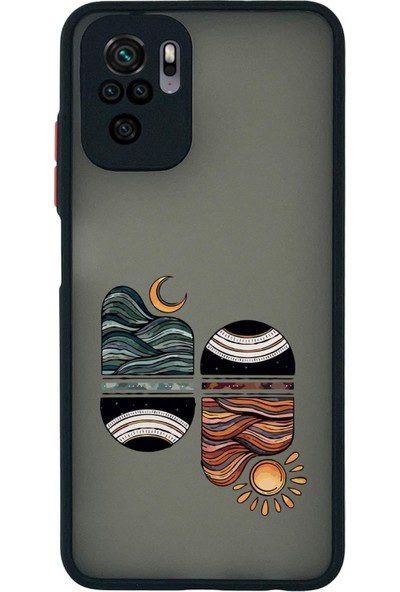 Moodcase Xiaomi Redmi Note 10S Uyumlu Sunset Wave Desenli Kamera Korumalı Buzlu Şeffaf Lüx Telefon Kılıfı Moodcase Xiaomi Redmi Note 10S Uyumlu Sunset Wave Desenli Kamera Korumalı Buzlu Şeffaf Lüx Telefon Kılıfı