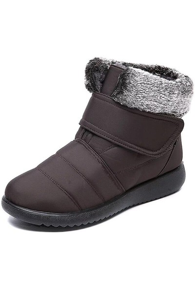 Jessieyou Mall Kadınlar İçin Su Geçirmez Kaymaz Kar Çizmeleri (Yurt Dışından)