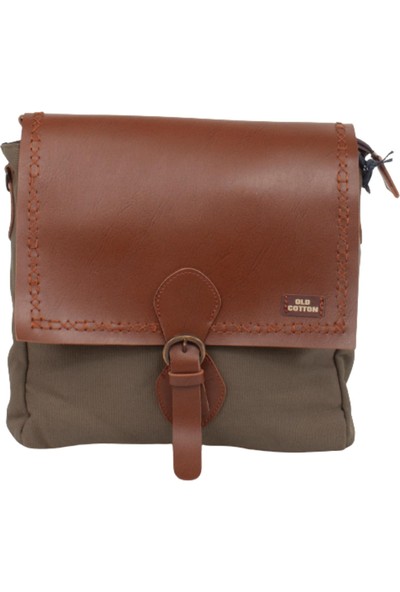 Old Cotton Cargo Omuz Çantası 7092 Haki Renk -25*25*10 cm Old Cotton Cargo Omuz Çantası 7092 Haki Renk -25*25*10 cm