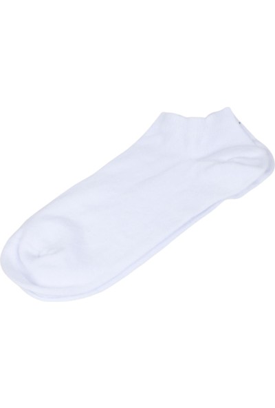 Afillix Concept Düz Beyaz Renk Tasarım Patik Çorap 36-42