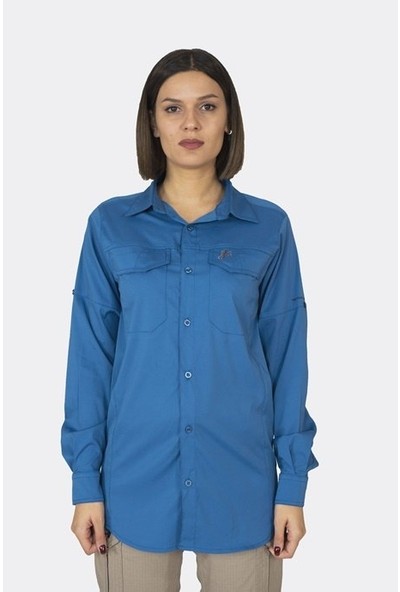 Akıncılar Taktik Fatih Mavi Taktik Gömlek Kadın Xl