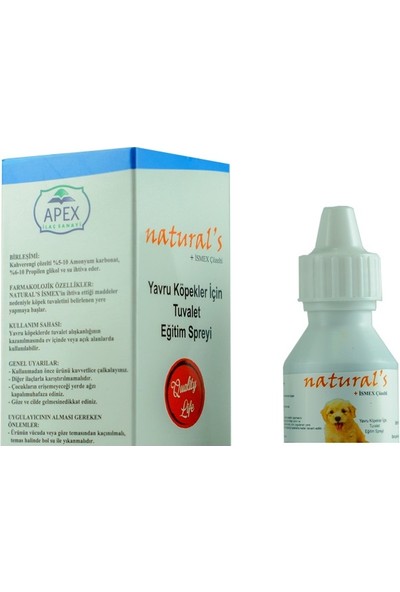 MrtNlu Köpek Eğitim Spreyi - Natural Ismex - Yavru Köpek Tuvalet Eğitim MrtNlu Köpek Eğitim Spreyi - Natural Ismex - Yavru Köpek Tuvalet Eğitim