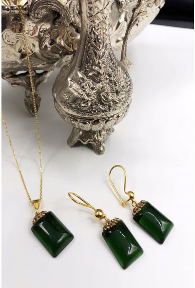 Anasons Harem Koleksiyonu Kedigözü Taşı El Yapımı 925 Ayar Gümüş Set GDR10 Anasons Harem Koleksiyonu Kedigözü Taşı El Yapımı 925 Ayar Gümüş Set GDR10