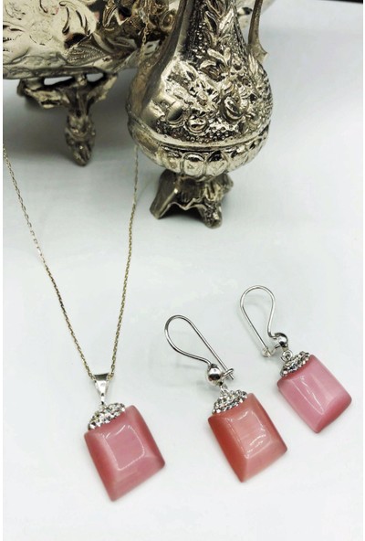 Anasons Harem Koleksiyonu Kedigözü Taşı El Yapımı 925 Ayar Gümüş Set GDR12 Anasons Harem Koleksiyonu Kedigözü Taşı El Yapımı 925 Ayar Gümüş Set GDR12