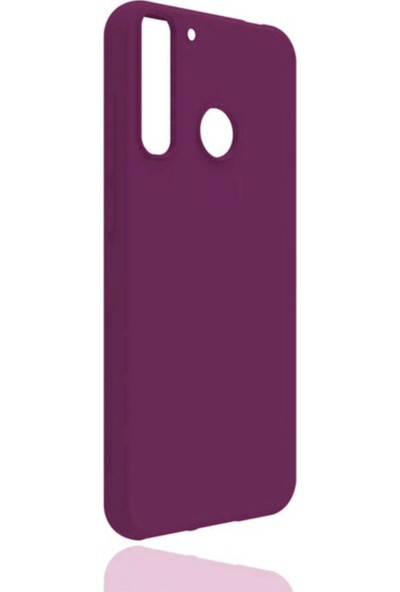 Eonaks Casper Via X20 Mor Silikon Rubber Kılıf Arka Kapak