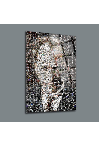 SRD Concept Atatürk 16 Cam Tablo-Atatürk Tablosu