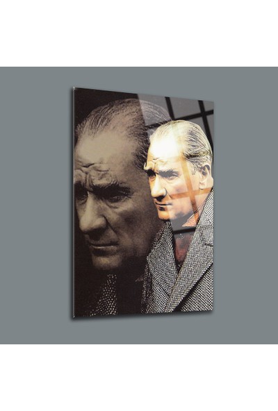 SRD Concept Atatürk 29 Cam Tablo-Atatürk Tablosu