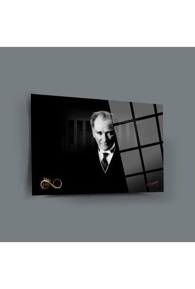 SRD Concept Atatürk 36 Cam Tablo-Atatürk Tablosu