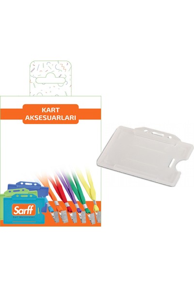 Sarff Şeffaf Kart Koruyucu Blister 10'lu
