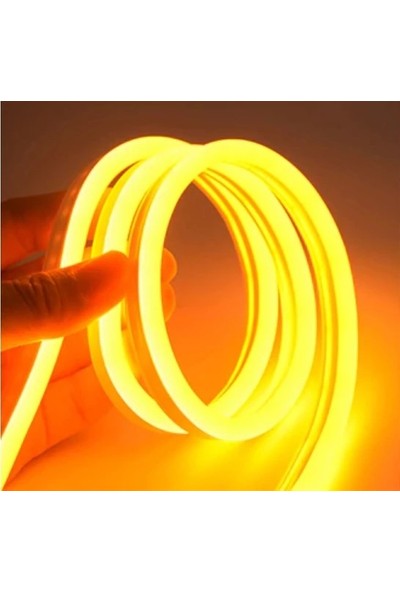 Yuled 5 Metre Neon Amber 220 V Esnek Hortum Şerit LED Işık Aydınlatma + Güç Fişi Yuled 5 Metre Neon Amber 220 V Esnek Hortum Şerit LED Işık Aydınlatma + Güç Fişi