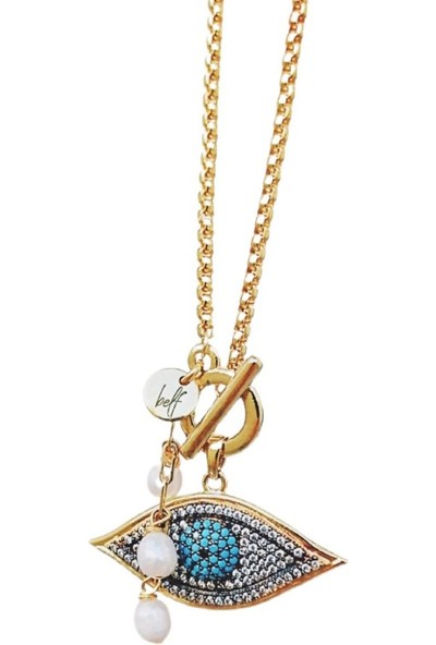 Belf Design Blu Göz Kolye, Özel Tasarım Kolye