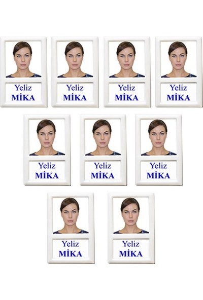 Personel Panosu Resimliği - 10 Adet/paket