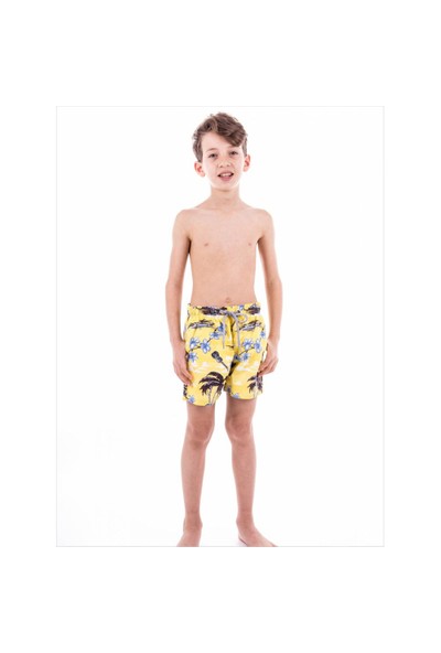 Ayyıldız Er0033 Sarı Gitar Desen Erkek Çocuk Şort
