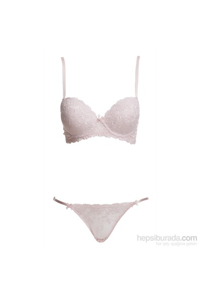 Pierre Cardin Destekli (Dolgulu Kap / Push Up) Straplez Sütyen Takım Pierre Cardin Destekli (Dolgulu Kap / Push Up) Straplez Sütyen Takım