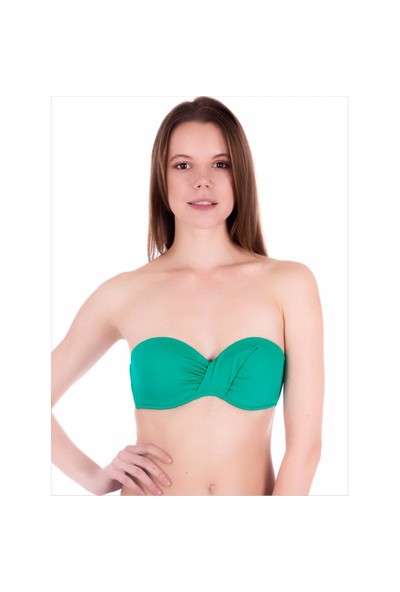 Ayyıldız 63549 Turkuaz Straplez Bikini Üstü