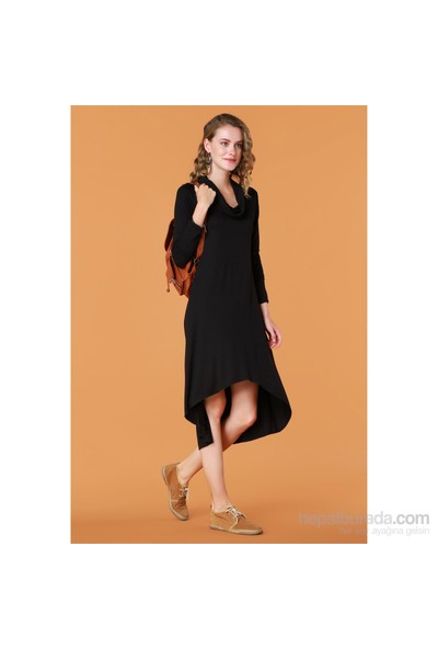 Demoda Degaje Yaka Uzun Elbise Eb2359 Demoda Degaje Yaka Uzun Elbise Eb2359