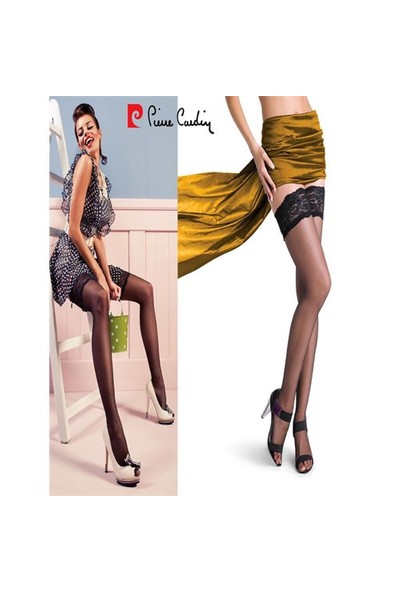 Pıerre Cardın Dantelli Silikonlu Jartiyer Çorap Venüs