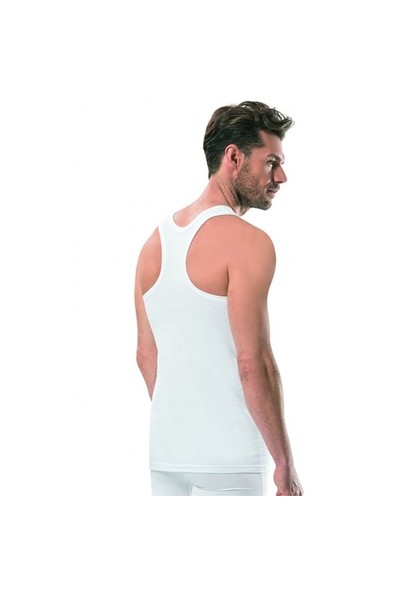 Seher 3'Lü Paket Erkek Spor Atlet Beyaz Seher 3'Lü Paket Erkek Spor Atlet Beyaz