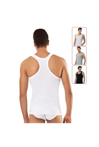 Tutku 6'Lı Paket Erkek Spor Atlet Beyaz