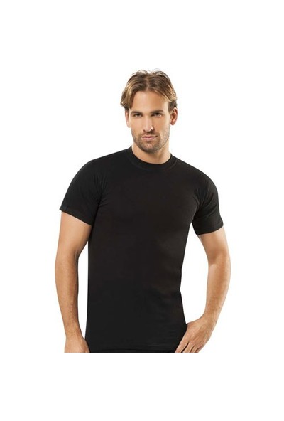 Jiber Erkek Sıfır Yaka Renkli Fanila