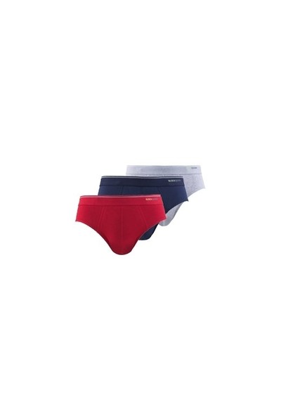 Blackspade Tender Cotton Erkek Slip Külot 3lü Paket 9672 Lacivert-Kırmızı-Gri Melanj Blackspade Tender Cotton Erkek Slip Külot 3lü Paket 9672 Lacivert-Kırmızı-Gri Melanj
