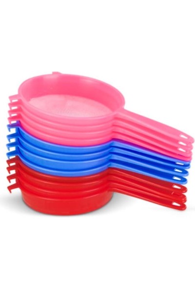 Lale Plastik Plastik Süt Süzgeci 20 cm Süzgeç 5 No