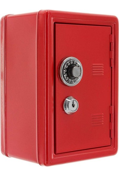 Mobgift Kilitli Anahtarlı Kasa Kumbara (Kırmızı) Mobgift Kilitli Anahtarlı Kasa Kumbara (Kırmızı)