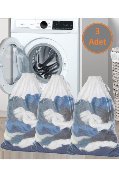 Ferzin 3 Adet Çamaşır Yıkama Filesi 35X45 cm