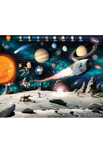 Adalı Dekor Çocuk Odası Duvar Kağıdı Uzay ve Gezegenler