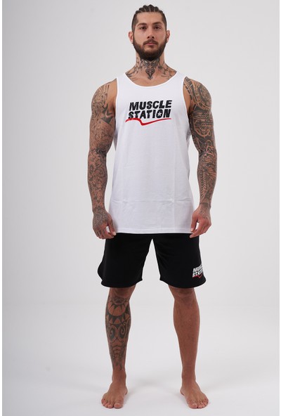 Musclestation Toughman-R Workout Atlet-Beyaz Musclestation Toughman-R Workout Atlet-Beyaz
